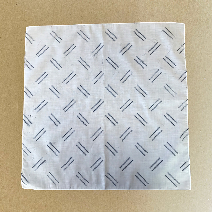 Cotton Lawn Bandana Maki-nui HIGAKI Aobana Printed – Slow Fiber Studios