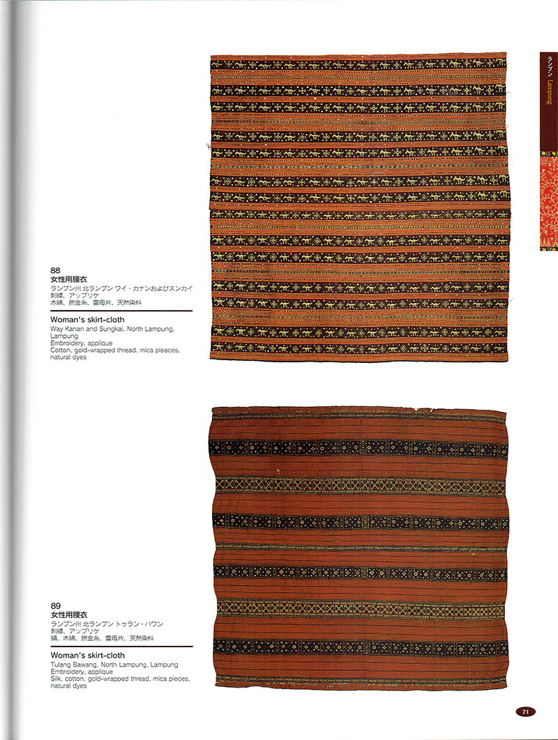 Weaving, Dyeing and Embroidery: Diversity in Sumatran Textiles from th ...