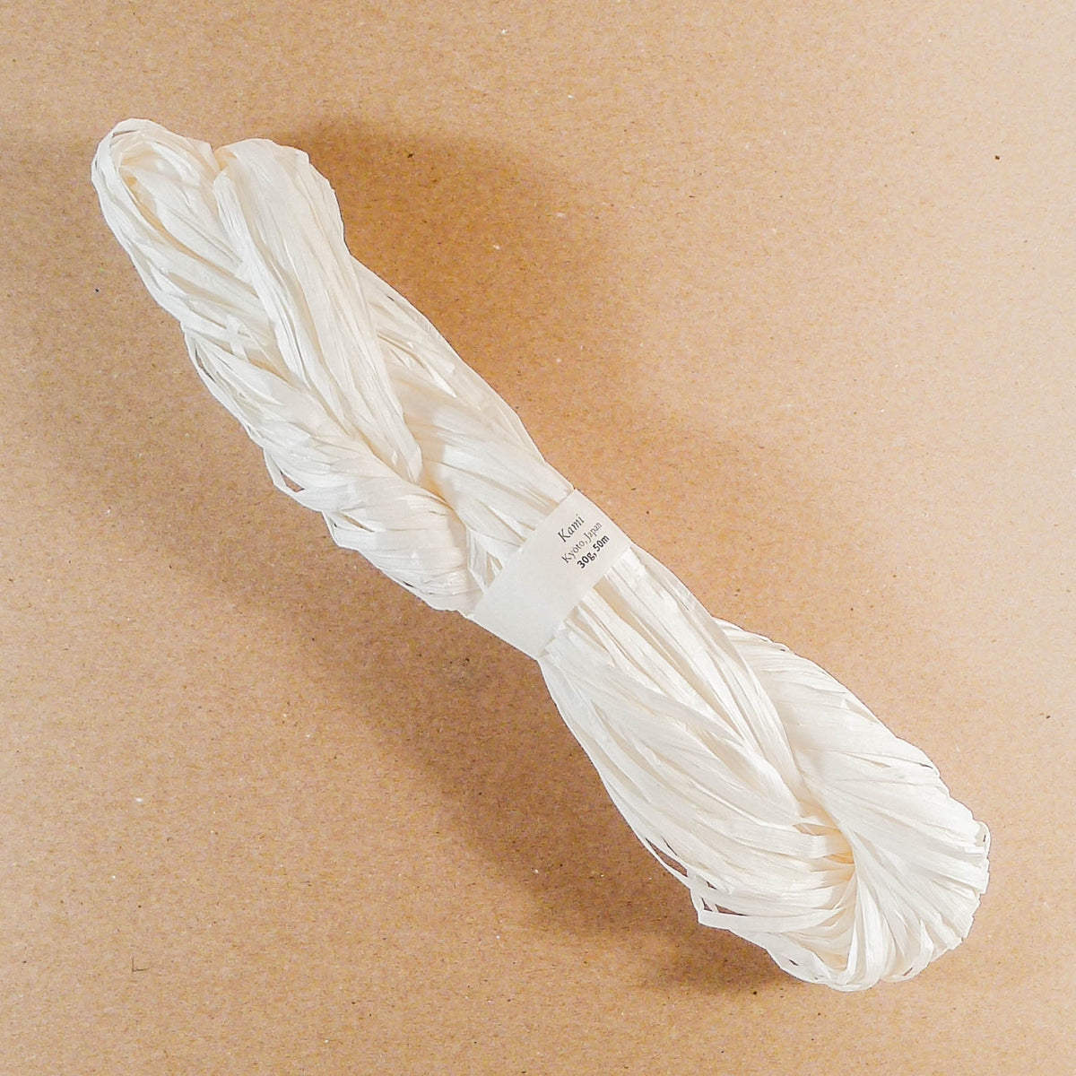 Kami Paper Yarn - White – Slow Fiber Studios