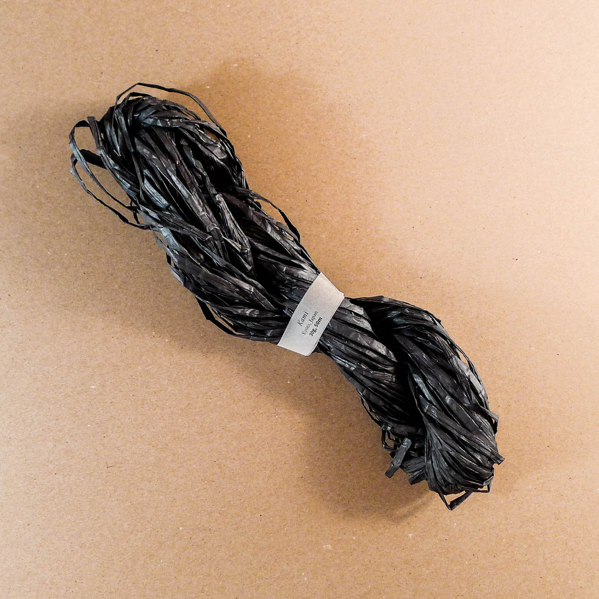 Kami Paper Yarn - Black – Slow Fiber Studios
